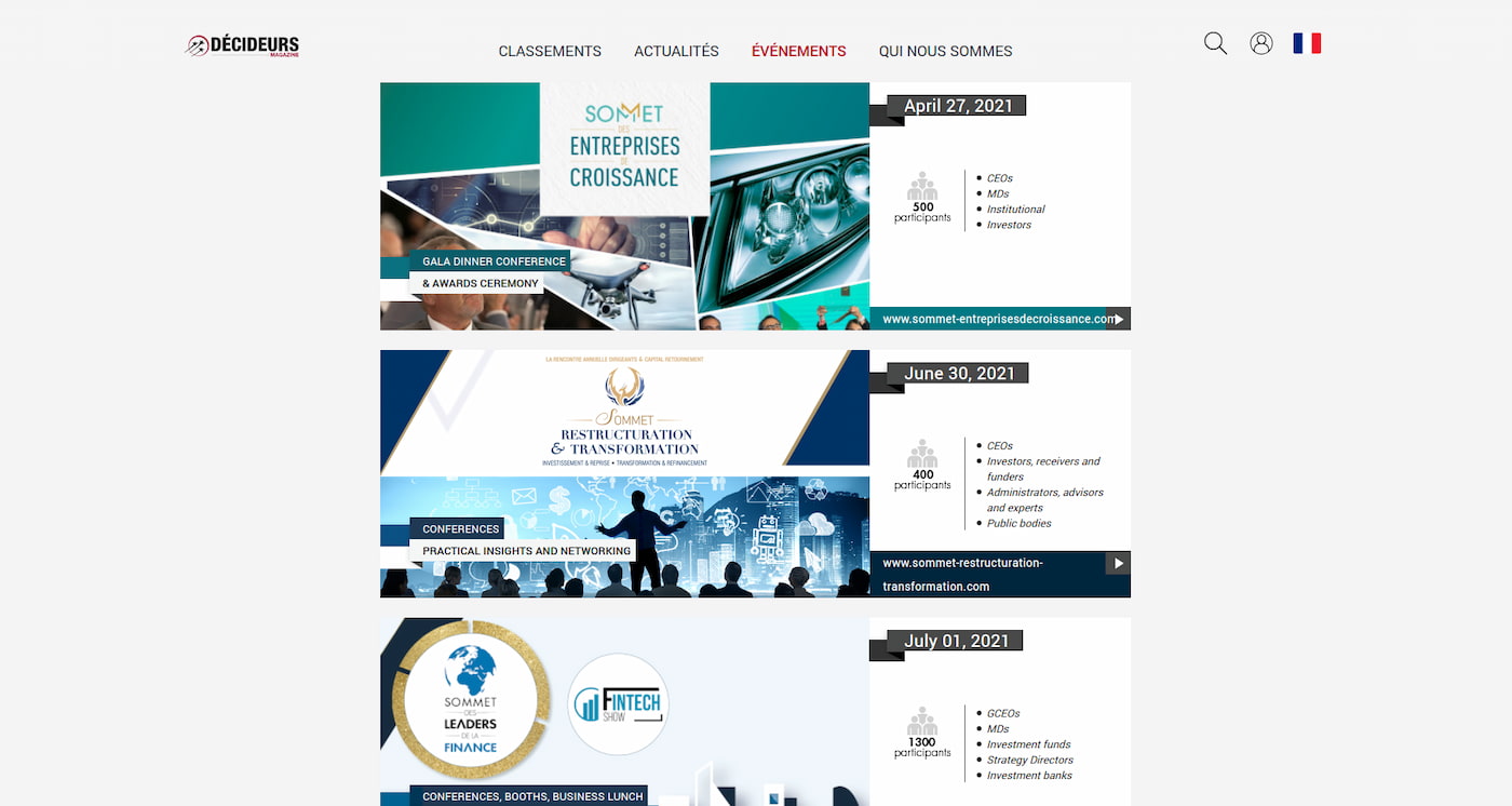 Business events - Leaders League